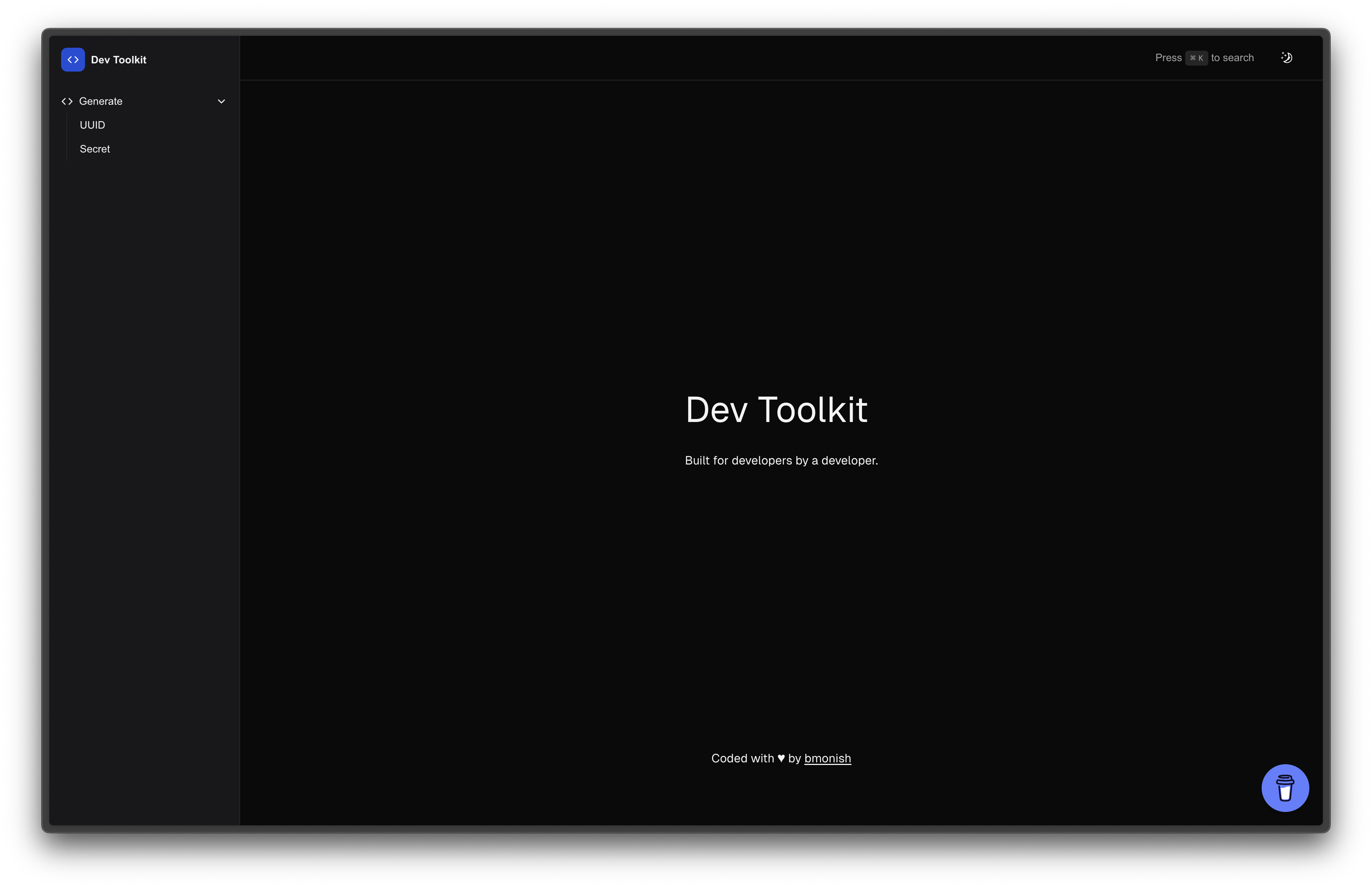 Secret | Dev Toolkit